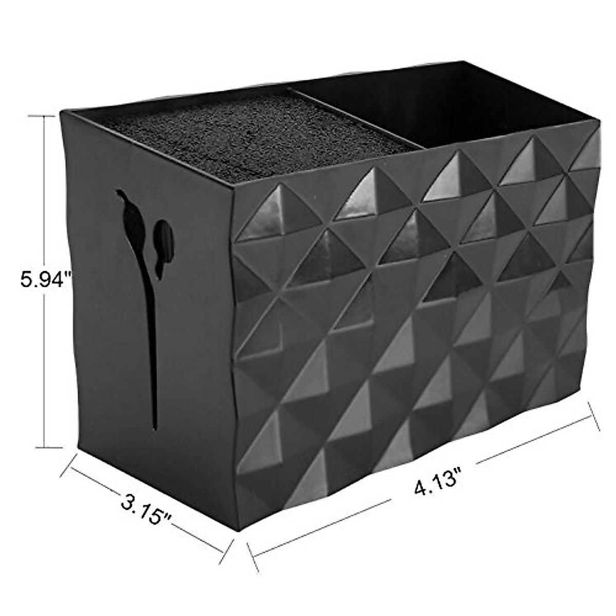 Professional Salon Scissors Holder Rack, Shear Holder,Modern Hairdressing Combs Clips Desktop Desk Organizer Accessories for Hair Stylist Office Home,Hairdresser Scissor Storage Case Keeper. - Black