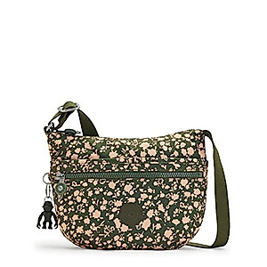 Kipling Women’s Arto Small Crossbody, Lightweight Everyday Purse, Casual Nylon Shoulder Bag, Fresh Floral