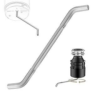 Garbage Disposal WRN-00 Jam-Buster Wrench tool, Compatible with InSinkErator Garbage Disposal, Repair/Fix Garbage Disposal, Unclog Kitchen Sink, Silver