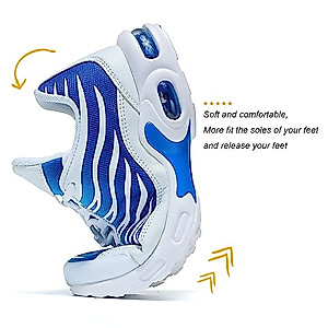 Socviis Men's Fashion Sneaker Air Running Shoes for Men Athletics Sport Trainer Tennis Basketball Shoes Blue 12