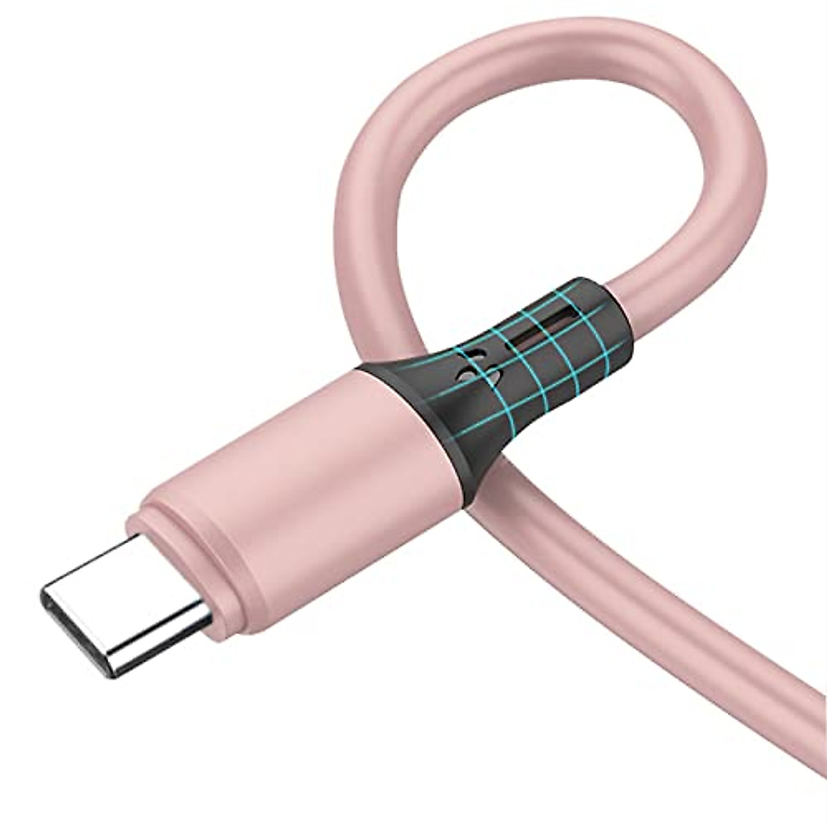 BGNTBUK Phone Charging Cables Android Type C Charging Charging Cable Suitable Phone Cable Liquid Port 1.2m Line Data Silicone Mobile Plastic Type C Charging Cable 10ft Fast Charge 90 Angle