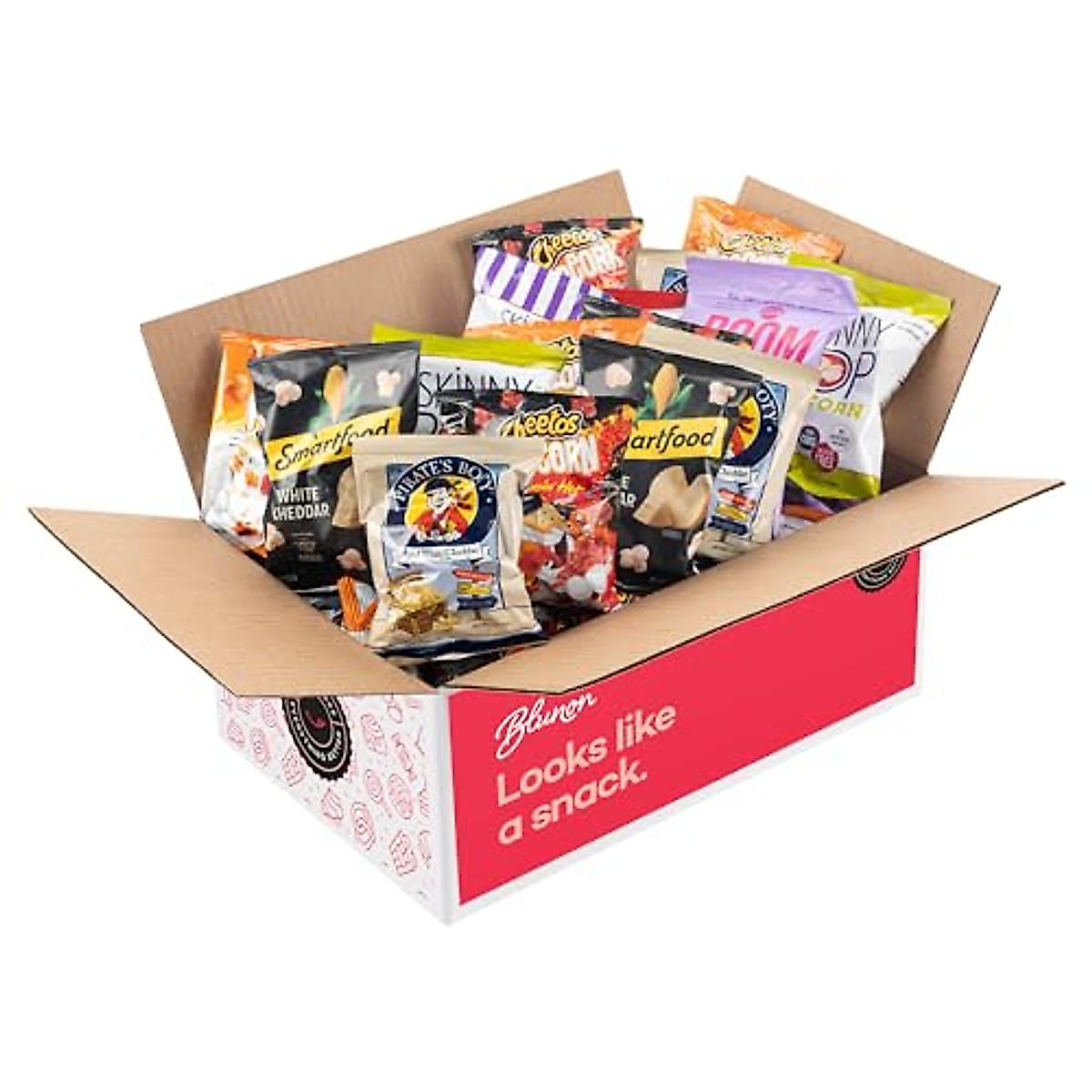 Popcorn Variety Pack - Snack Bag Assortment Care Package - Bulk Sampler (32 Count)