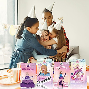 Generic 12 PCS Gift Bags Party Decorations, Birthday Candy Favor Bags, Paper Goodie Bags, Party Favor Bags for Birthday Party Decorations Supplies, white