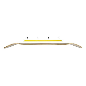 Yellow Skateboard Rails Old School Plastic with Mounting Screws by Black Diamond