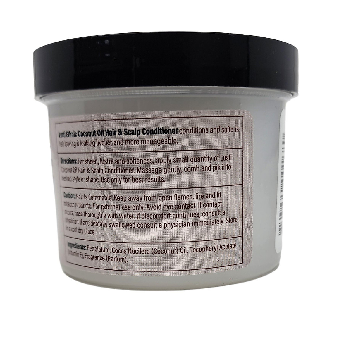 Lusti Coconut Oil Hair & Scalp Conditioner for Maximum Sheen, 4 Fl. oz