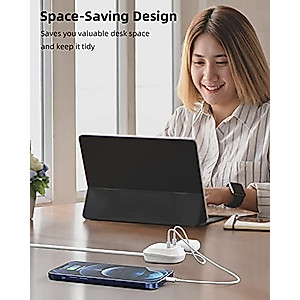 USB C Charging Station,2 USB-C(20W) Ports & 2 QC3.0 Ports USB Charging Hub Charger for iPhone 14 Series/13/13 Mini/13pro Max/12/12 Mini/12Pro/12 Pro Max/11/11 Pro iPad AirPod,Smart Phone,Multi Devices
