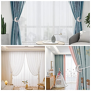 Curtain Tiebacks, 2 Pack Magnetic Curtain Tiebacks Star Moon Curtain tie Back Curtain holdbacks Magnetic Curtain Clips Curtain tie Backs Curtain Clips Holder for Window Draperies Hold Curtains Drape