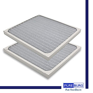 PUREBURG 30930 Replacement True HEPA Filters Compatible with Hunter HEPAtech 30020 30393 30200 30201 30205 30250 30253 30255 30256 30350 30374 30375 30377 30380 30390 37255 37375,2-Pack