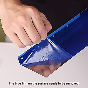 4 Pcs Gutter Valley Splash Guard,Straight Rain Diverter Roofing Gutter Guards,Rain Drip Gutter Guard for House Shingle Roofs Corner (4)