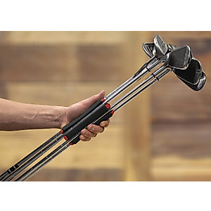 Rival and Revel Silo Golf Club Carrier, One Size, Red x Black