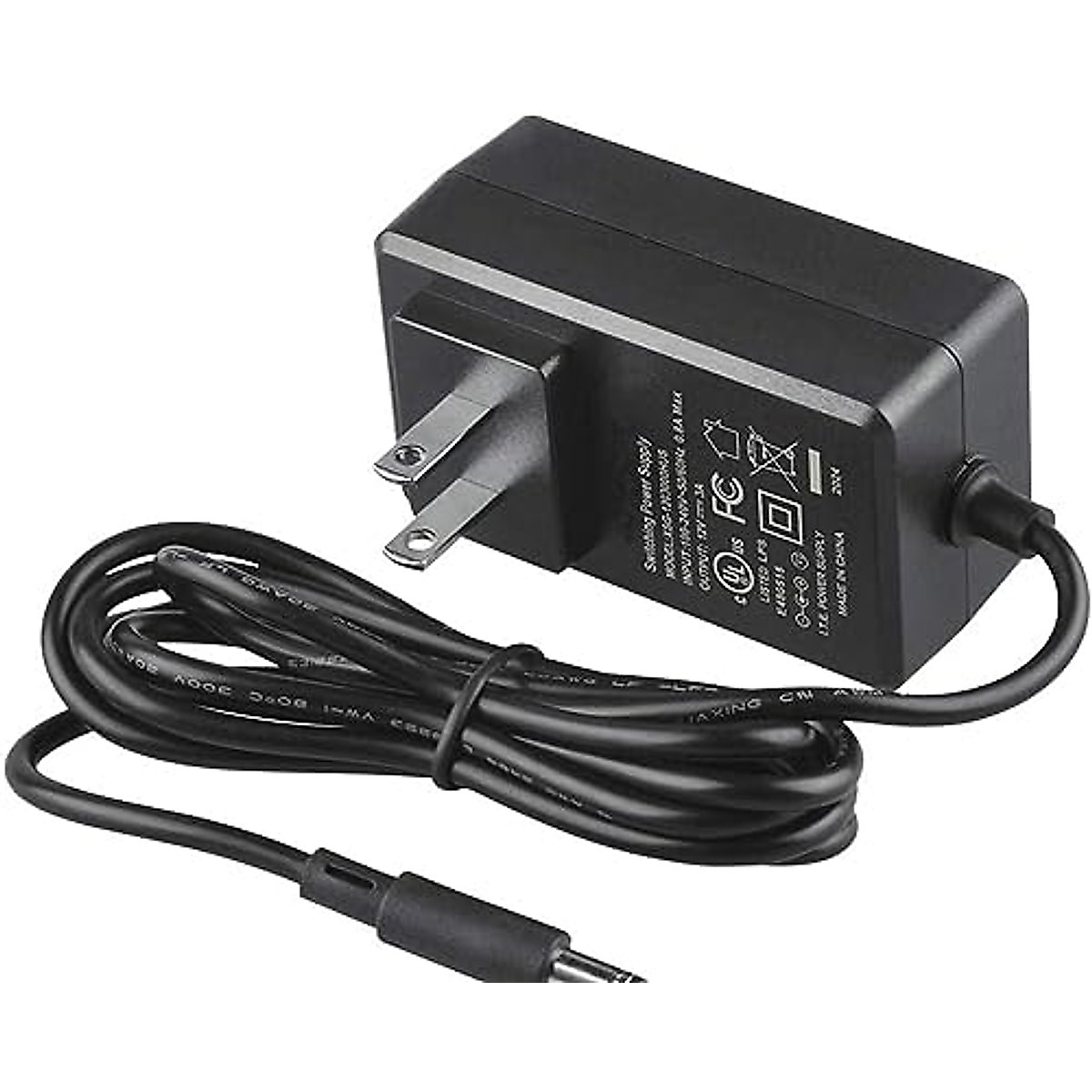 Nuxkst Global AC/DC Adapter for Hitachi Digital 8 Hi8 8mm Video Camcorder VHSC Camera VM-H755LA VM-H855LA VM-H955LA VM-E755LA VM-E855LA VM-E555LA VM-E755LE VM-H755LE VM-H855LE VM-H955LE VM-H775LE V