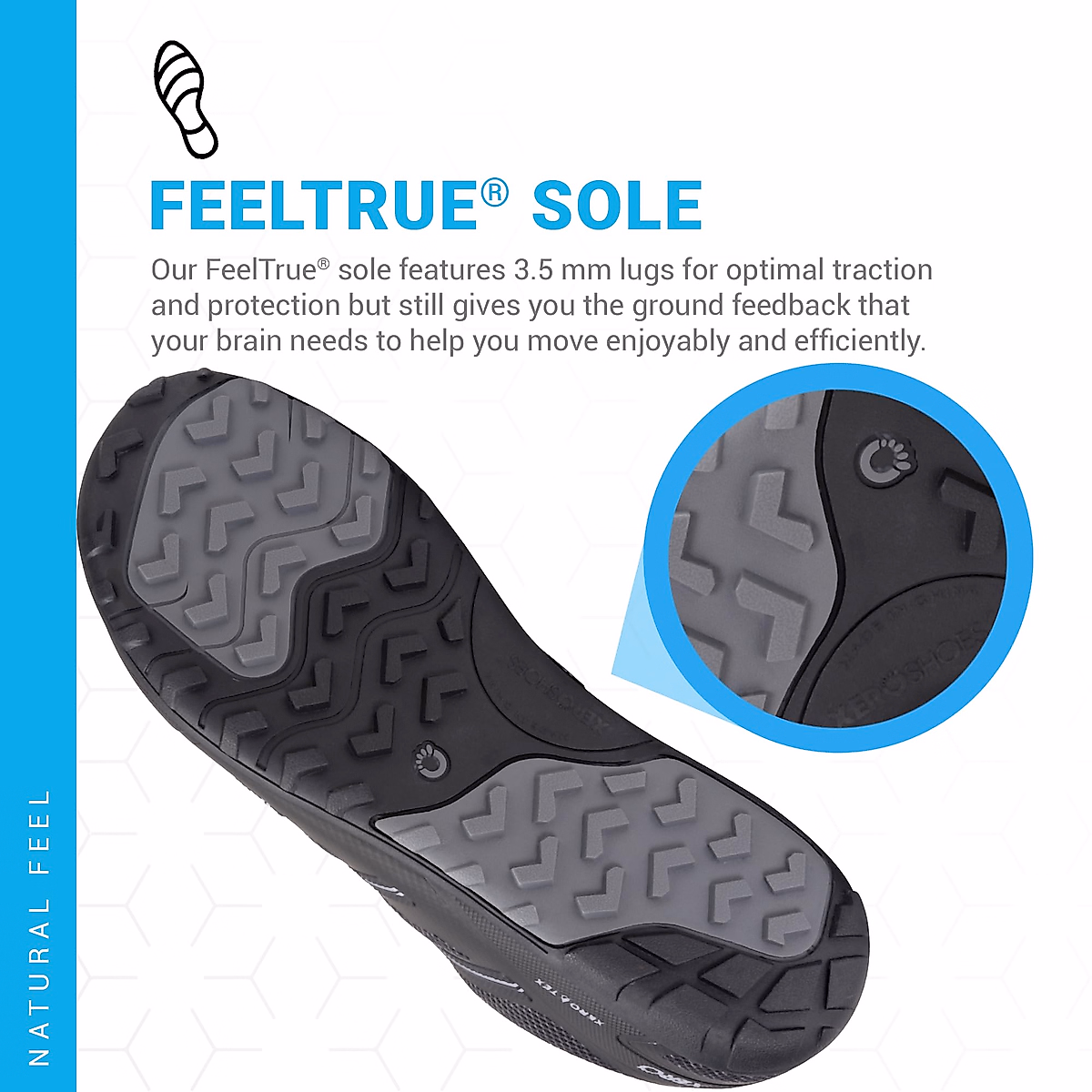 Xero Shoes Men's Mesa Trail Barefoot Waterproof Trail Runner Black, 13