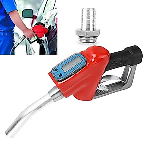 Brilluxa Turbine Flow Meter Sensor Indicator Electronic LED Digital LCD, Flow Meter Sensor Indicator Electronic LED Digital LCD for Petrol Oil