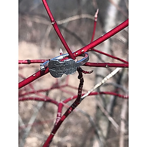Whitney Howard Designs Violin Ring for Men or Women - Minimalist Comfort Fit Open Adjustable Pewter Ring - Musician Guitar Play Gift