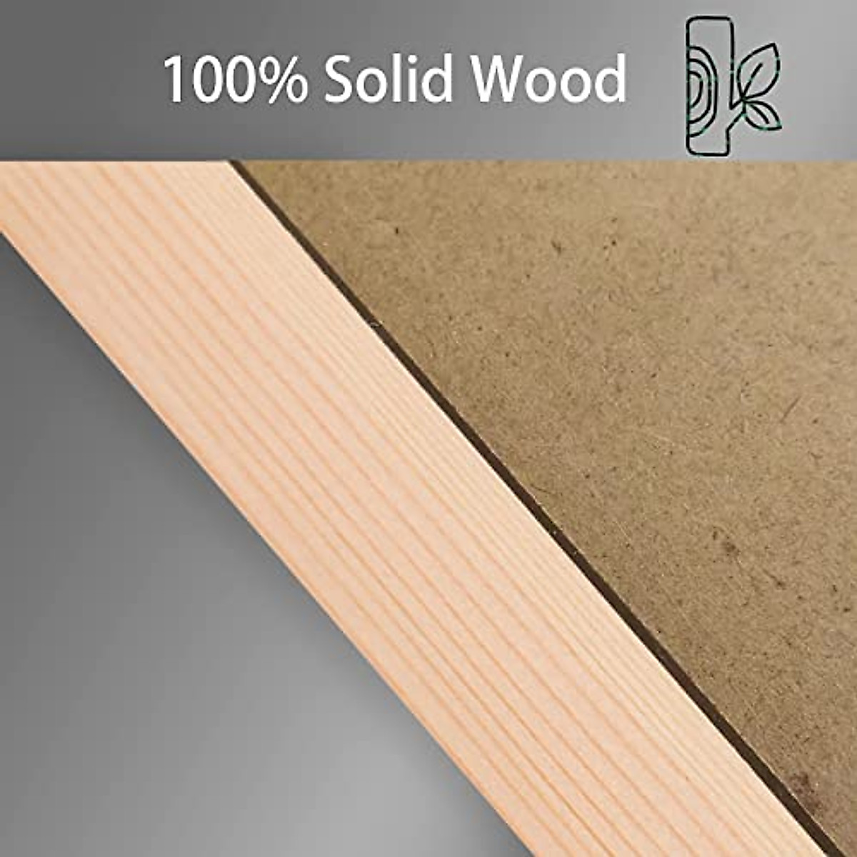 RUN HELIX A3 Frame 2 Pack Solid Wood Picture Frame, Display Pictures A4 with Mat or 11.7x16.5 Inch Without Mat, with High Definition Plexiglass, Horizontal and Vertical Formats for Wall