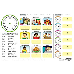 Time Learning Mat