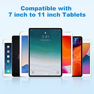 afontoto Anaoer Car Headrest Mount Silicon Holder, Universal Tablet Holder in Back Seats, Car Mount Angle-Adjustable Car Headrest Holder Fits All 7-12.9 inch Tablets/Game Machines