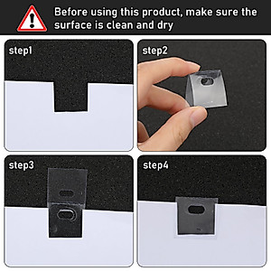 60 Sets Double-Sided Clear Vertical Blind Repair Tabs, Vertical Blind Replacement Slats Panels, Vertical Blind Repair Tabs, Clear Blind Fixer Tabs, Replacement Vertical Blinds Tabs, Clear Repair Tabs