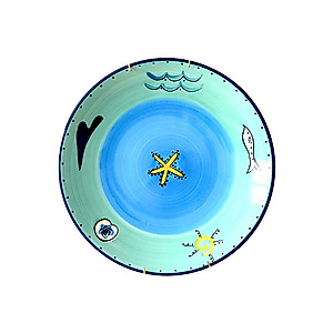 Xinlinke Plate Hangers for The Wall 8 inch Decorative Dish Display Tray Holder with Installation Hooks 5 Pack