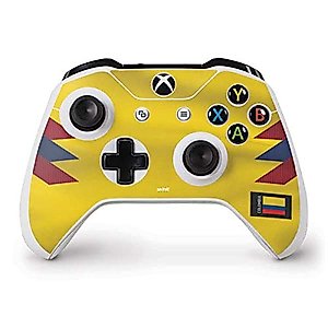 Skinit Decal Gaming Skin Compatible with Xbox One S Controller - Originally Designed Colombia Soccer Flag Design