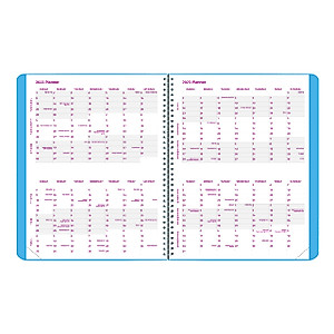 Brownline 2023 Essential Monthly Planner, 14 Months, December 2022 to January 2024, Twin-Wire Binding, 11" x 8.5", Mountain Blue (CB1262G.04-23)