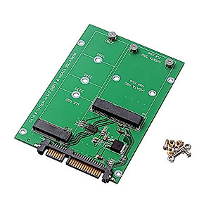 2.5 inch M.2 NGFF MSATA 2-in-1 Multiple Sized SSD to SATA III Converter Card
