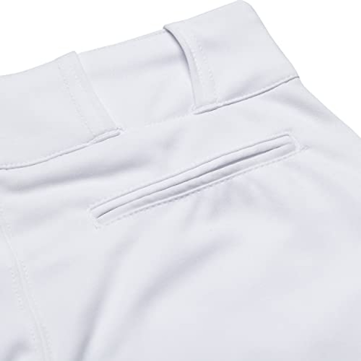 CHAMPRO Triple Crown OB Open-Bottom Loose-Fit Baseball Pant in Solid Color with Adjustable Inseam and Reinforced Sliding Areas, White, Adult Medium