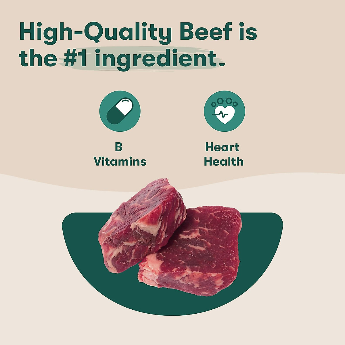 Jinx Beef Bites, Soft Jerky Dog Treats, Bite-Sized Snack, Low-Calorie and Packed with Flavor, Slow-Smoked Real Beef & Liver, No Fillers, 5oz, 6 Pack