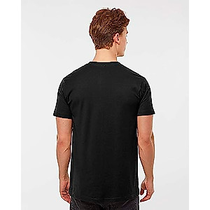 Tultex 202 - Unisex Fine Jersey Tee (Extra Large, Black)