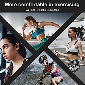 Hybrid Active Noise Cancelling Wireless Earbuds, in Ear Headphones IPX7Waterproof Bluetooth 5.3 Stereo Earphones, Immersive Sound Premium Deep Bass Headset Plus