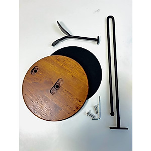 Wood Paper Towel Holder Countertop, Paper Towel Holder Stand, Easy One-Handed Tear Paper Roll Holder, Kitchen Dining Table Home Decor, for Both Standard and Jumbo-Sized Paper Towel Rolls