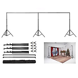 Kate 10x20ft (3x6m) Photography Backdrop Frame Stand for Room Set Adjustable Heavy Duty Photography Background Support System Kit
