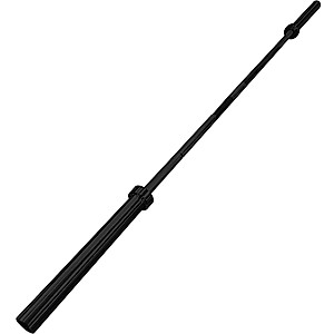 CAP Barbell 7 ft. Olympic Bar, 28mm Grip Diameter, Bronze Bushings, Black, 51.75 inches (New Version)