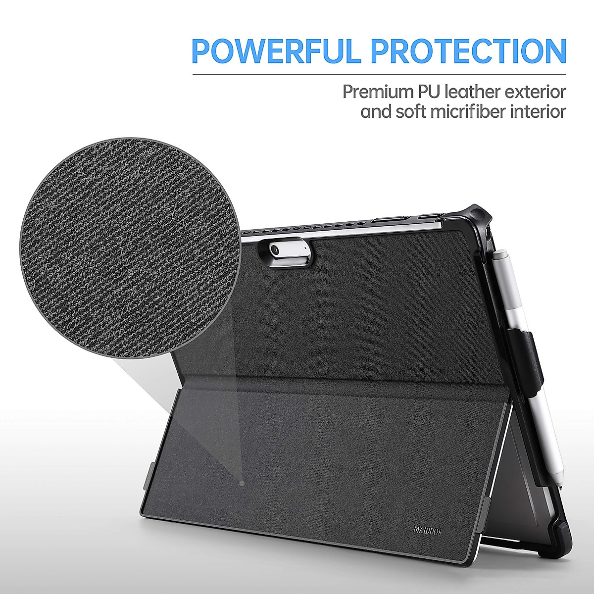 Surface pro 7 Case, Microsoft Surface Pro Cover, Shockproof Protective Skin Covers Sleeve for Surface Pro 7 Plus/Surface Pro 7 / Surface Pro 6 / Surface Pro 5 / Surface Pro 4 with Pencil Holder
