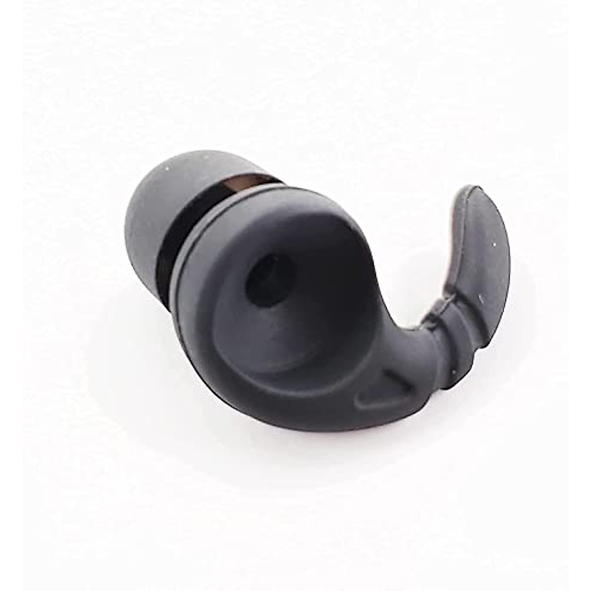 A-Focus Sports Earbuds Eartips Wingtips Anti-Slip Silicone Gel Ear Hooks for Most Earphone Inner Hole 4mm to 5mm, Compatible with Beats Studio Buds/Flex/WF-1000XM5 / WF-C700N Black White