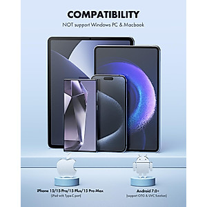 Anykit Digital Otoscope with Gyroscope, HD Ultra Clear View Ear Camera with Ear Wax Removal Tools, Video Ear Scope Otoscope with Light, Compatible with Android, iPhone 15 (Silver)