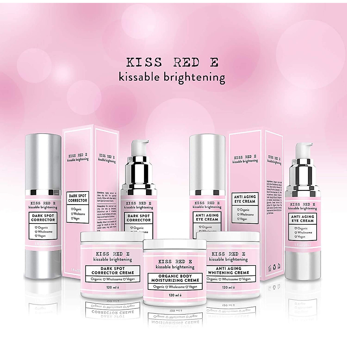 KissRedE Anti-Aging Eye Cream for Dark Circles, Puffiness, Fine Lines, and Wrinkles - Fragrance-Free, 1 Fl Oz