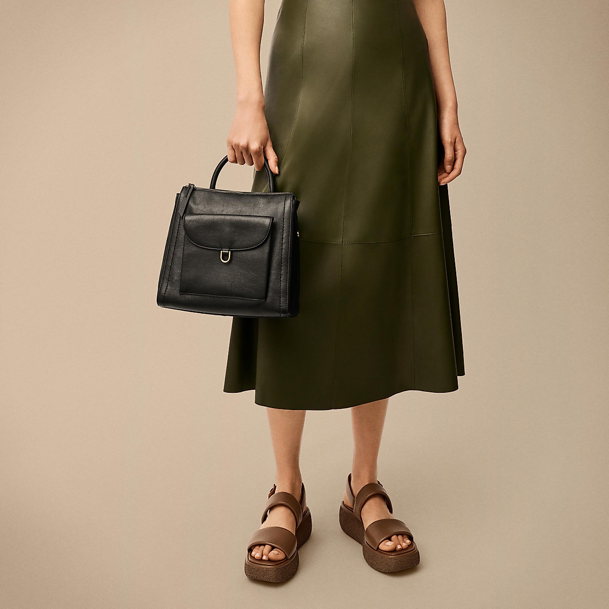 Fossil Women's Parker Leather Mini Backpack Purse Handbag