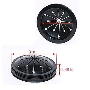 Garbage Disposal Splash Guards and Stopper,Garbage Disposal Splash Guard Sink Baffle Disposal Replacement Waste Food Disposal Part for Kitchen 4Pack（2+2)