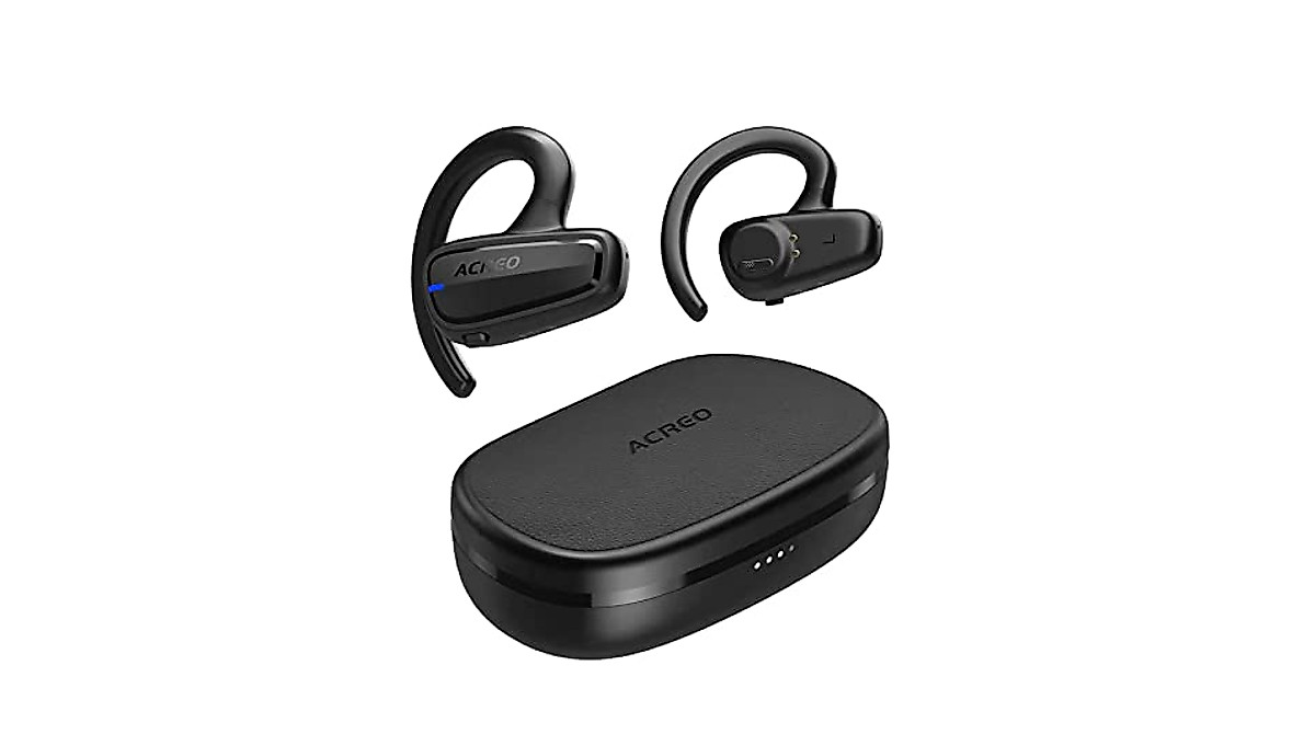 ACREO OpenBuds Wireless Earbuds - Long Battery, Waterproof, Comfort
