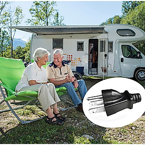 Neutral Ground Bonding Plug for Portable Inverter Generator Surge Guard Generator with Floating Neutral on RV.Camper for Open Ground Error. Compatible with EcoFlow/Honda/Champion generators