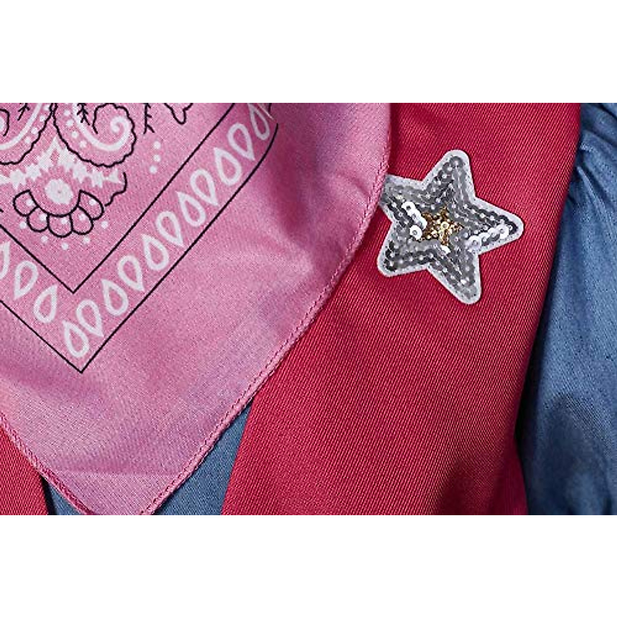 LMYOVE Cowgirl Halloween Costume (Medium, Pink)