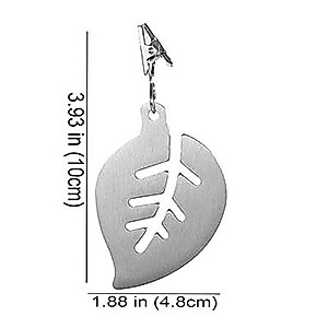 NT ling 4 Pieces Table Cloth Clips Stainless Steel Tablecloth Clips Table Cover Clamps Holder for Party Picnic Garden Home Indoor Outdoor Camping