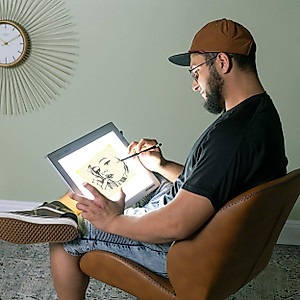 Artograph Thin LED Light Box, 12" x 9" Dimmable Drawing & Tracing Pad, LightPad 930 LX