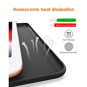 DTTO for iPad 9th/ 8th/ 7th Generation 10.2 Case, Lightweight Soft TPU Back for iPad 10.2 Inch (2021/2020/2019) [Auto Wake/Sleep + Trifold Stand] - Black