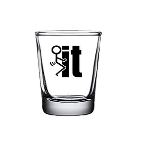 Rogue River Tactical Sarcastic Funny Screw It Shot Glass, Gift Idea for Friend, Coworker or Boss, 1.5 Ounce