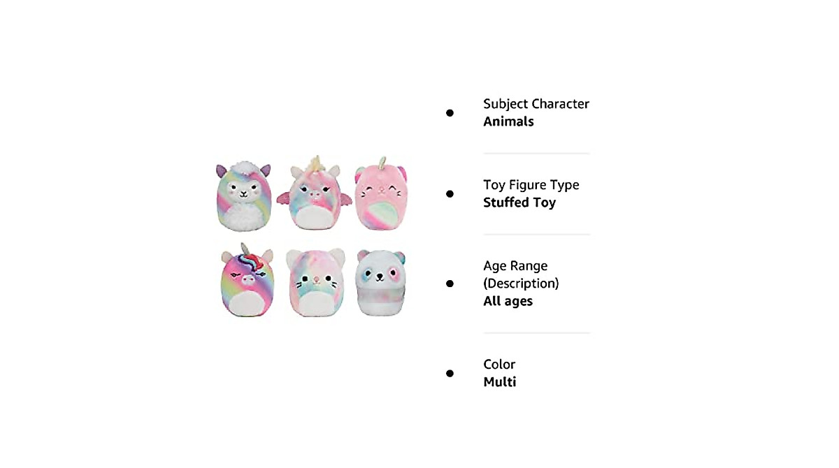 Mini Rainbow Dream Squishmallows - Adorable Plush Squad