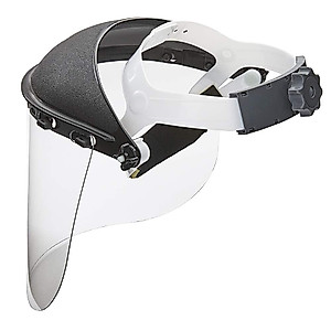 Jackson Safety Anthem+ Face Shield Kit, Ratcheting Headgear, Polycarbonate Window Included, 14953