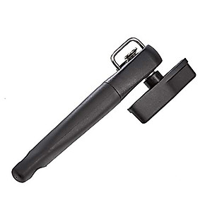 Amazon Basics Safe Cut Can Opener, Black Soft Grip Handle