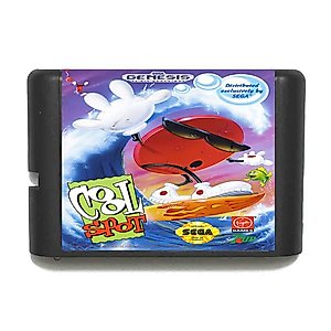 DeVoNe Cool Spot NTSC-USA Game Cartridge For 16 Bit Sega Mega Drive For Genesis (Black)